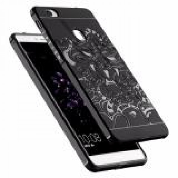 Huawei Honor Note 8 COCOSE Soft TPU Back Cover Dragon Carving Phone ...