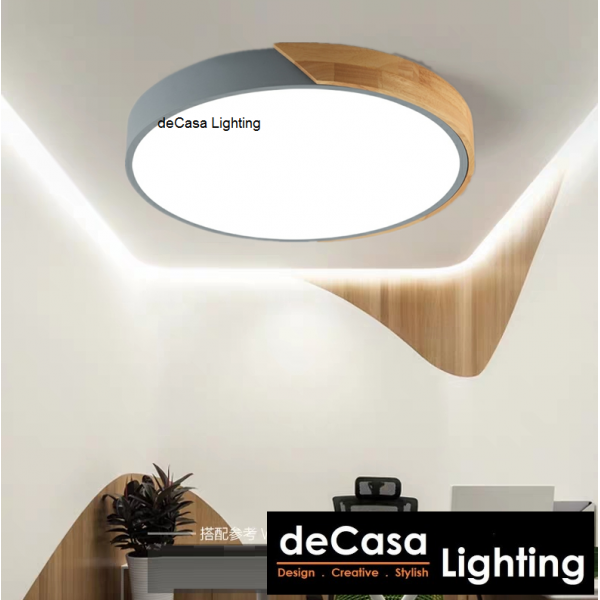 DECASA LIGHTING 300mm Design Modern Led Ceiling Lamp 3 Colour ...