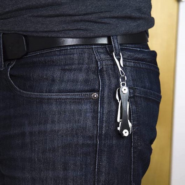 KEYSMART Key Dangler - Clip Your KeySmart To Anything (Stainless Steel ...